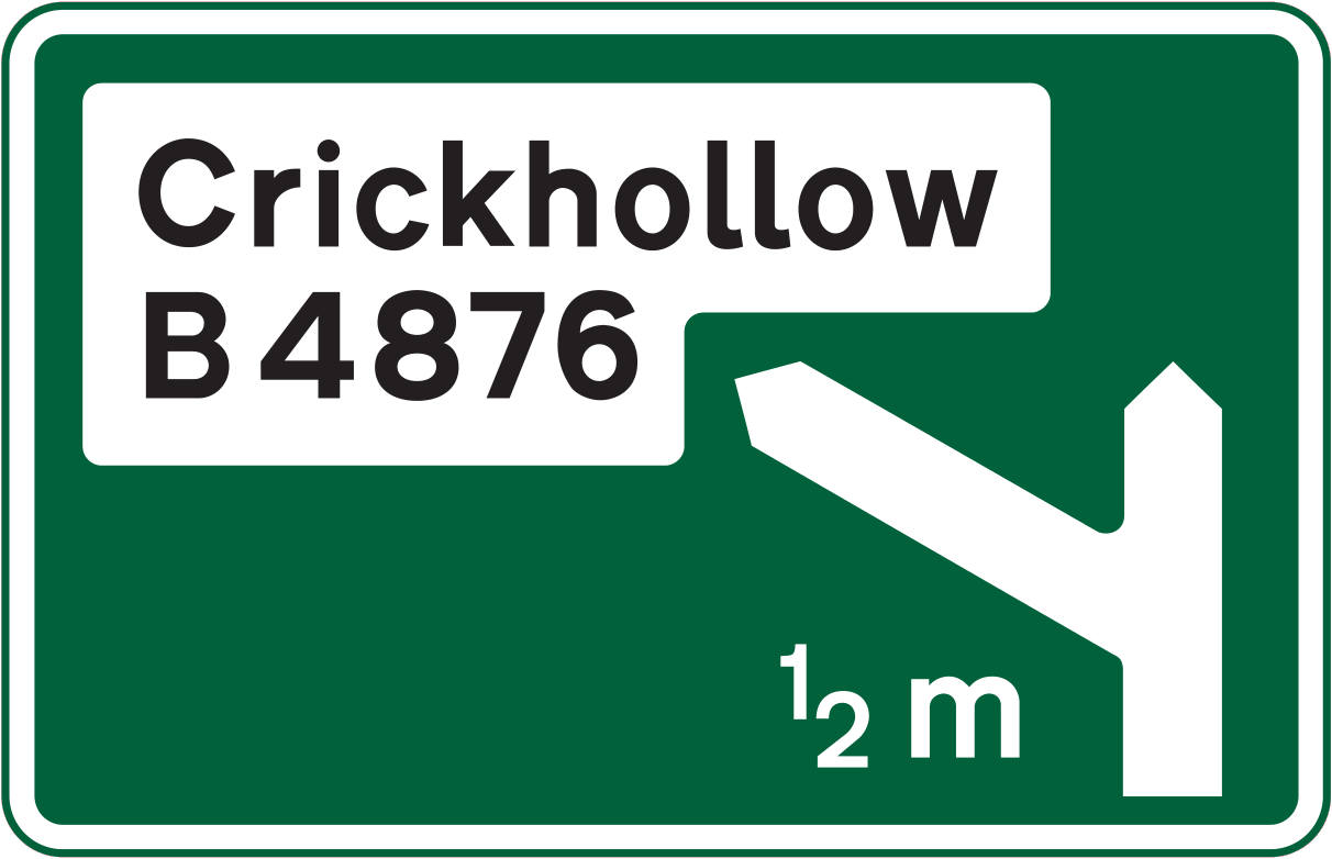 Junction ahead is with a non-primary route only sign - UK Road Sign