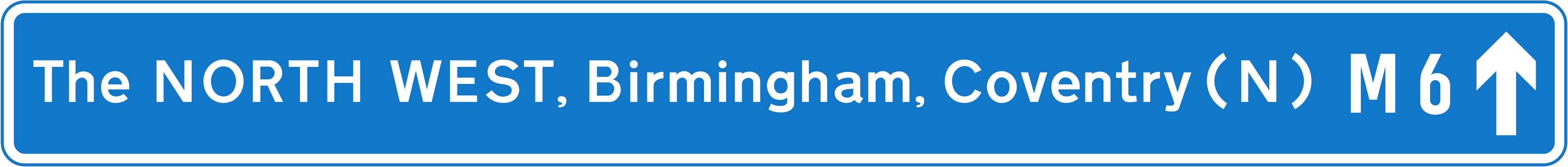 Destinations reached by staying on the motorway at the next junction ...