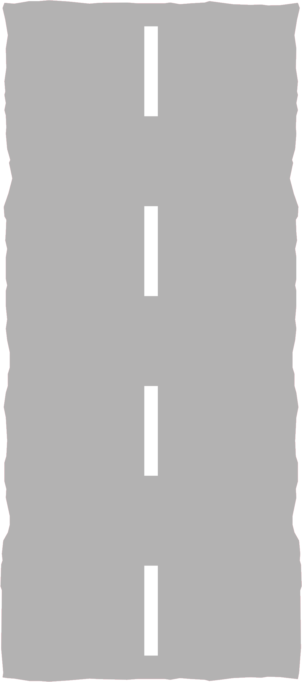 Edge of main carriageway at a junction road marking - UK Road Marking