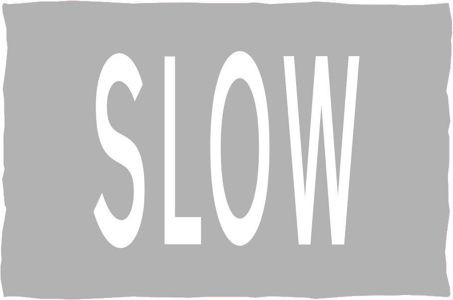 Slow down due to a hazard road marking - UK Road Marking