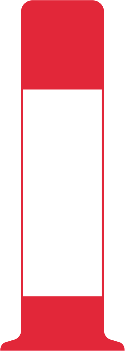 Separate opposing flows of traffic in adjacent lanes sign - UK Road Sign