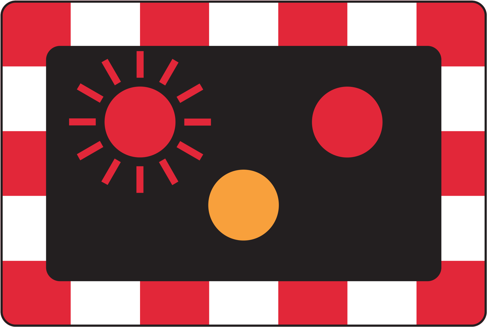 Flashing red lights mean stop sign - UK Road Sign