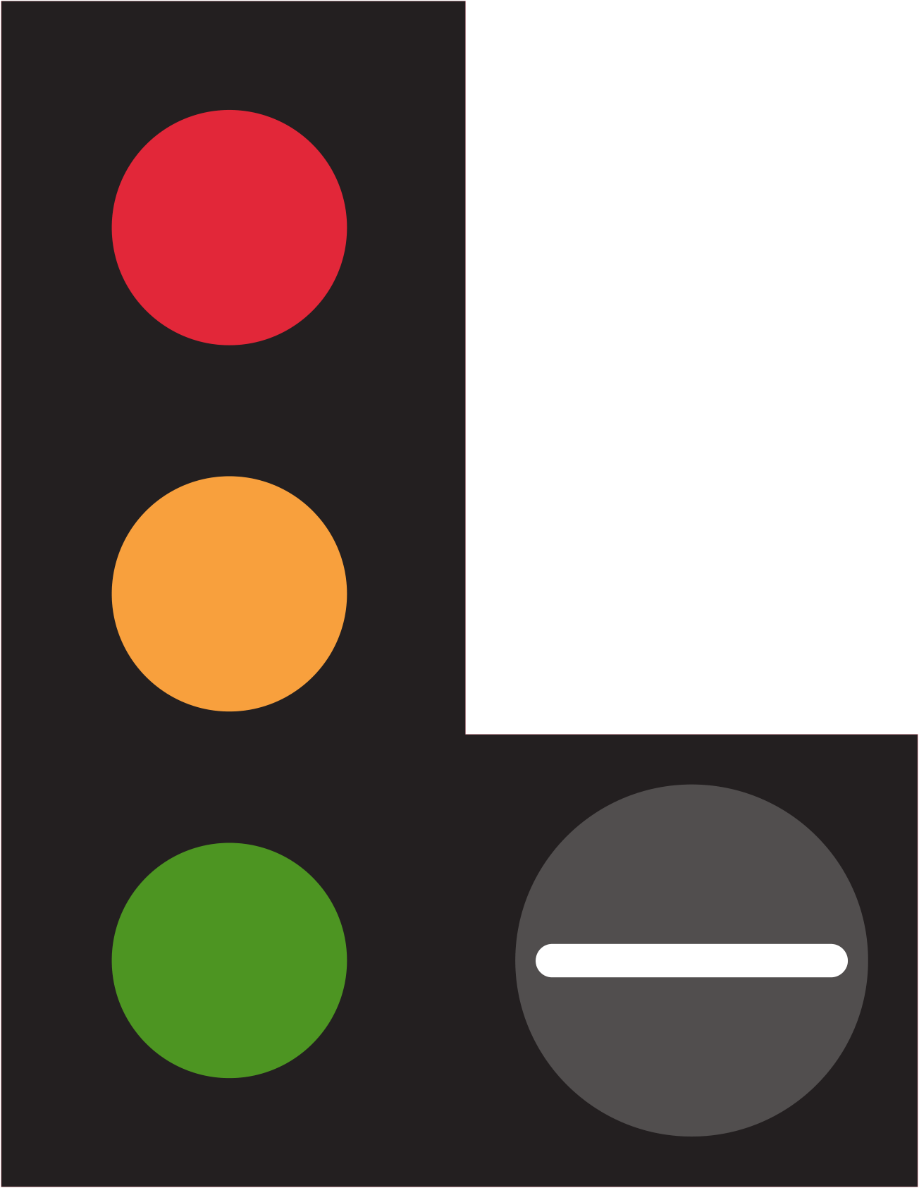 The signal mounted to the right gives instructions to tram drivers sign ...